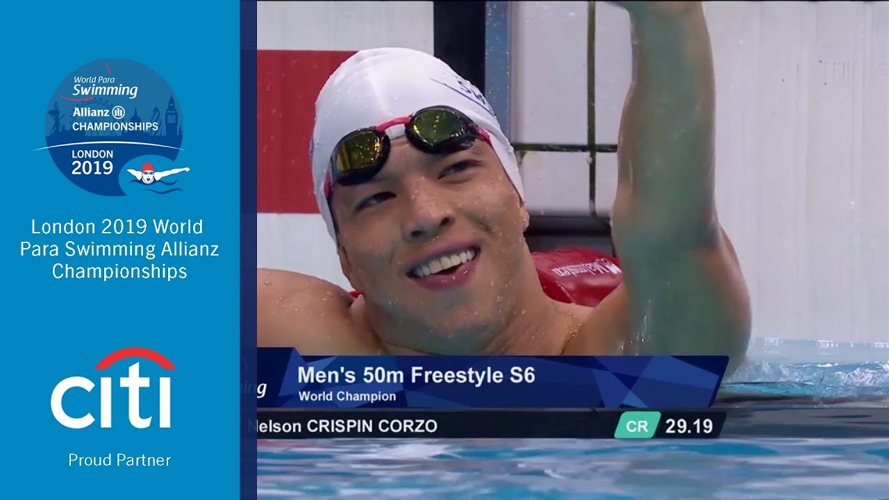 Men's 50m Freestyle S6 Final | London 2019 - YouTube