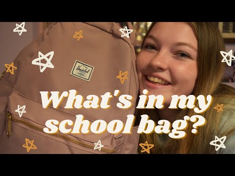 WHAT'S IN MY SCHOOL BAG 2020 | SIXTH FORM EDITION | HERSCHEL NOVA