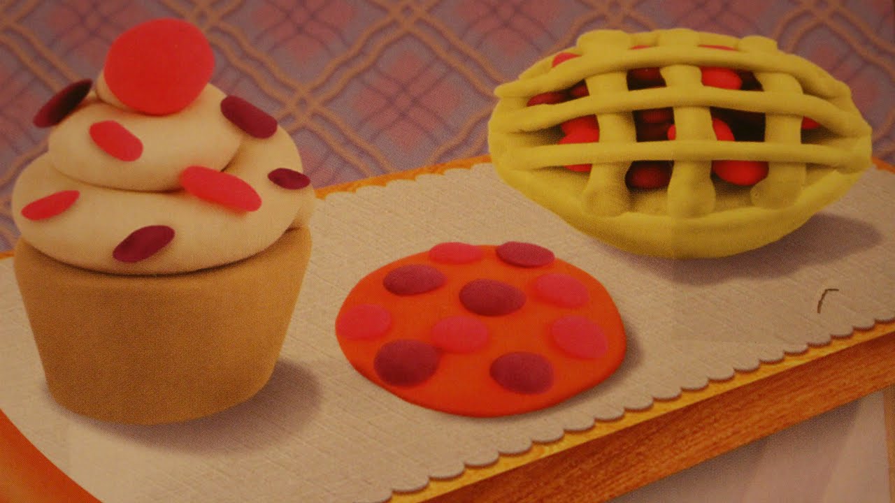 Play-Doh Makeables Desserts - Cookie, Cupcake and Pie - YouTube