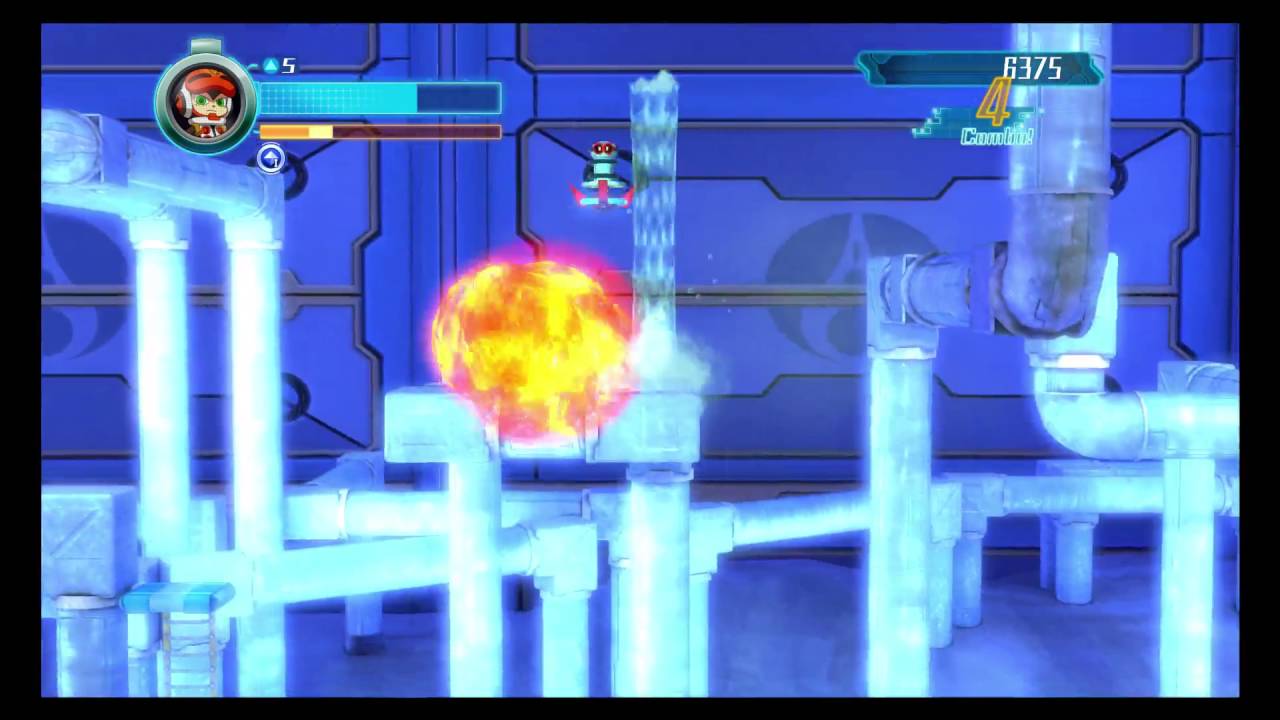 Mighty No.9 - Gameplay (Mighty No.2 Cryosphere) - YouTube