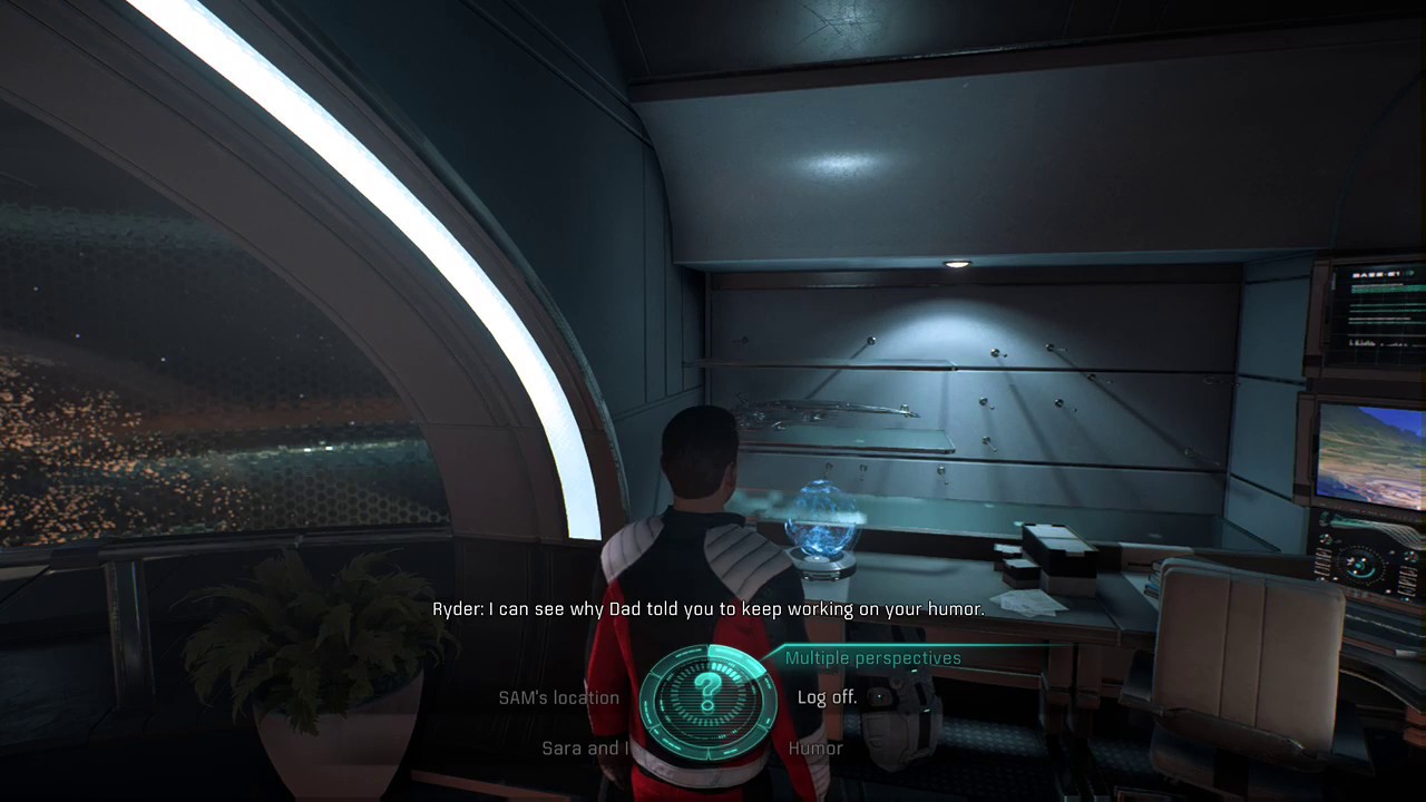 Mass Effect Andromeda: Interstellar Easter Egg - TARS/SAM Humor Setting ...