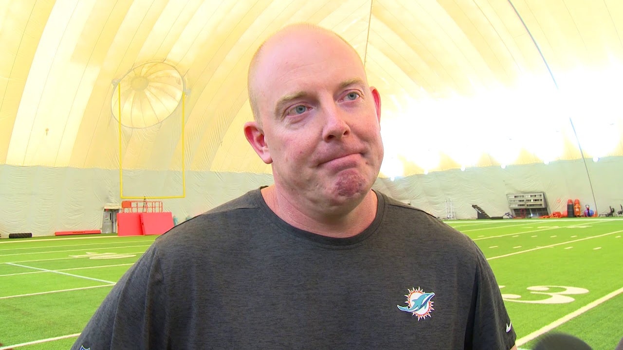 Tight Ends Coach George Godsey on Mike Gesicki - YouTube