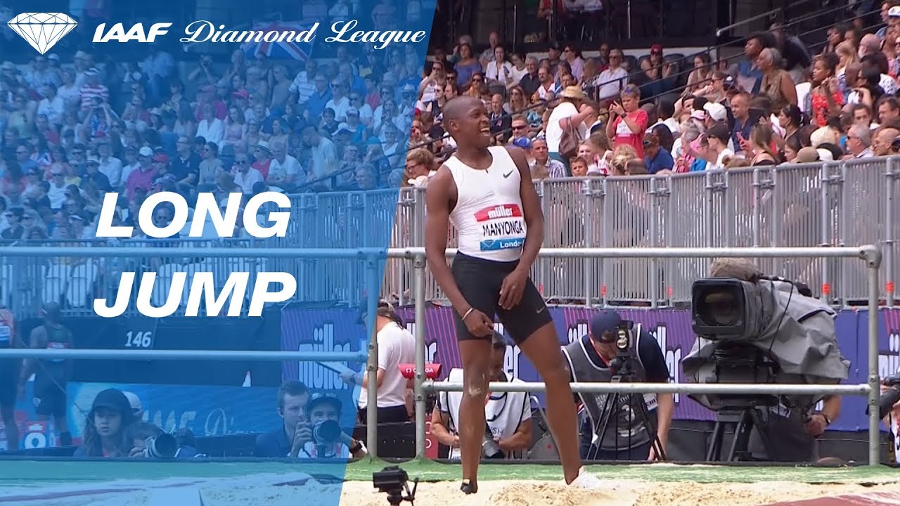 Luvo Manyonga 8.58 Wins Men's Long Jump - IAAF Diamond League London ...