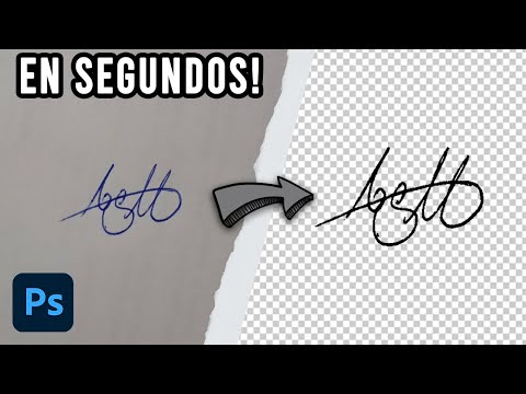 Como DIGITALIZAR y QUITAR FONDO a una FIRMA ✍️en 1 Minuto! ✅