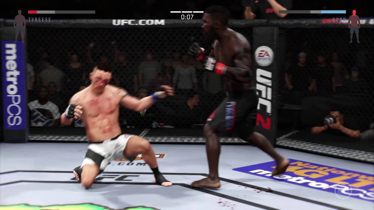 UFC 2 - 4 Punch Knockout - YouTube