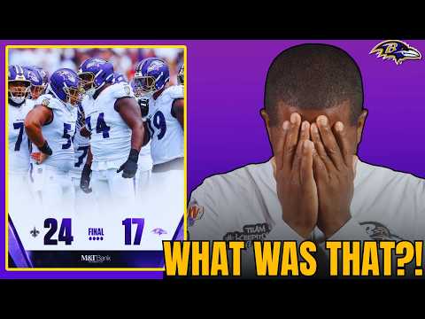 RAVENS VS SAINTS - MY POSTGAME THOUGHTS!
