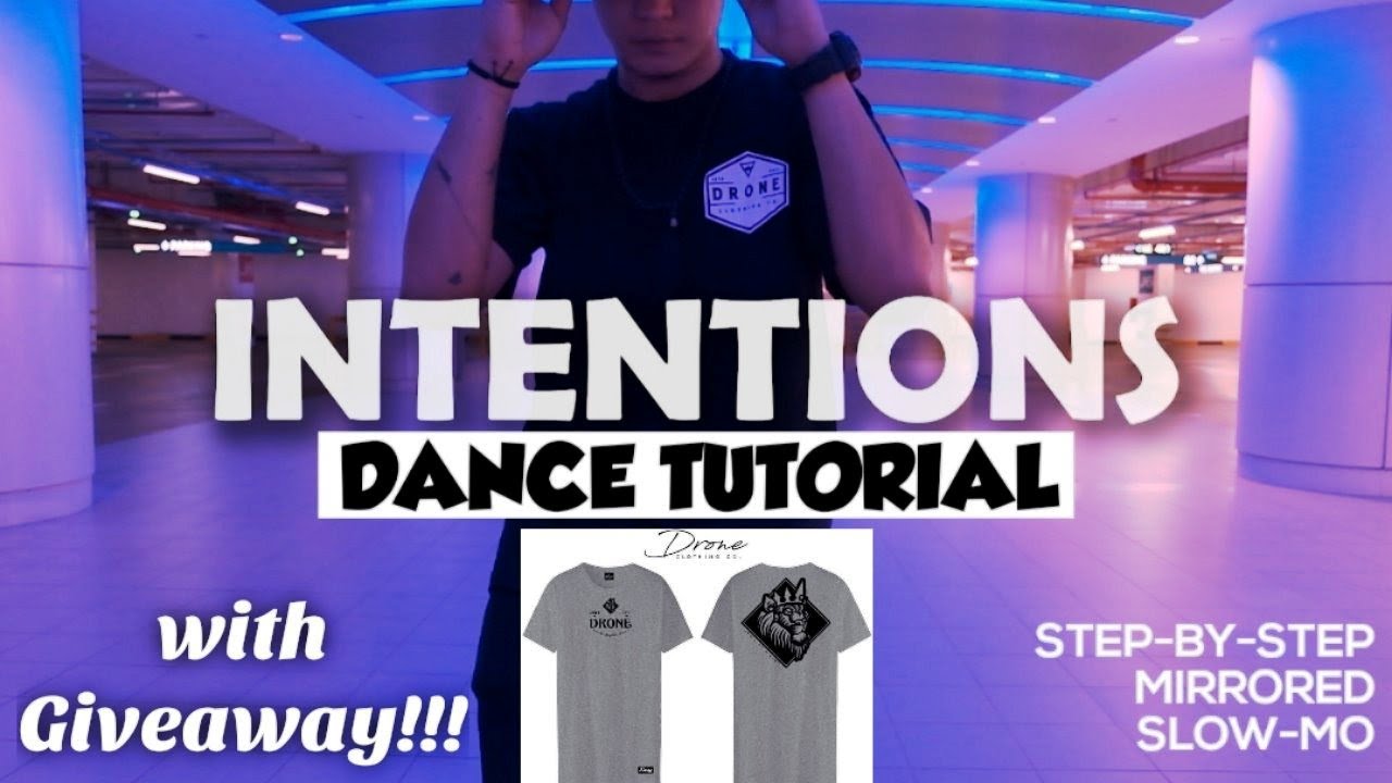 INTENTIONS DANCE TUTORIAL - YouTube