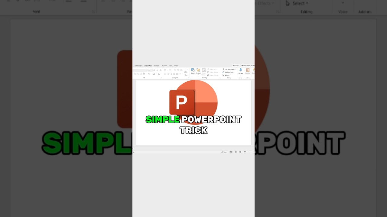 Simple PowerPoint Trick! #powerpoint #powerpointpresenation # ...