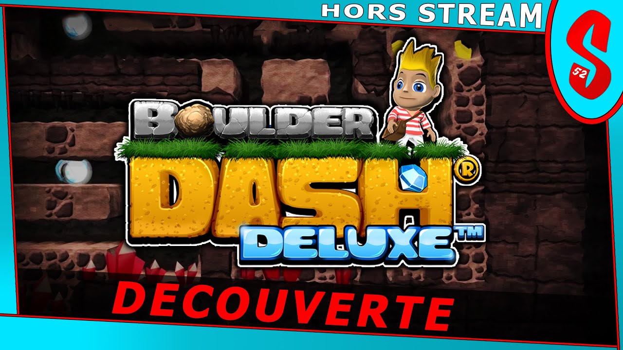 Boulder Dash Deluxe | Mon PREMIER jeu vidéo en remake !! (Découverte ...