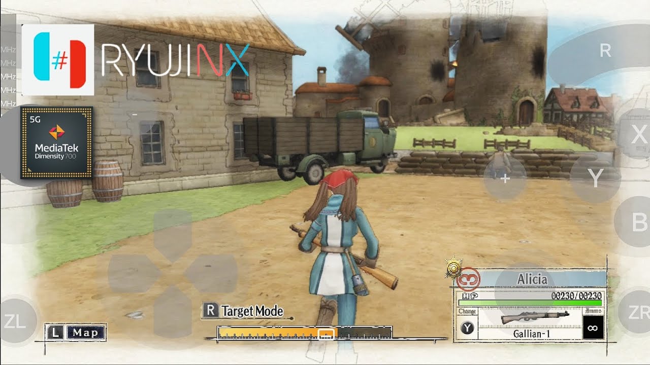 Valkyria Chronicles | Ryujinx Emulator Android MediaTek Dimensity 700 - YouTube