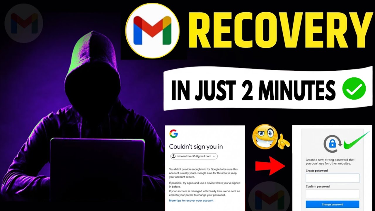 How to Recover Gmail Account Without Phone Number and Recovery Email ...