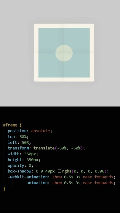 "Creating a Smooth Page Open Animation Using HTML & CSS" #coding #css3animation #htmlcss - YouTube