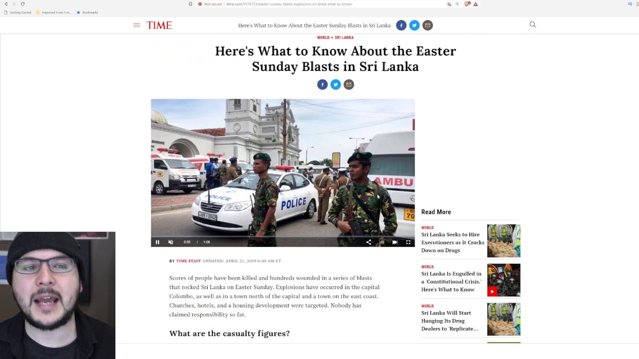 EXPLOSIONS Target Christians In Sri Lanka In Easter Attack - YouTube