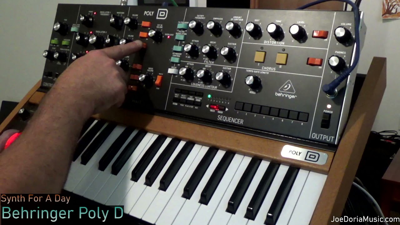 Behringer Poly D - playing with the Poly (full length) - YouTube