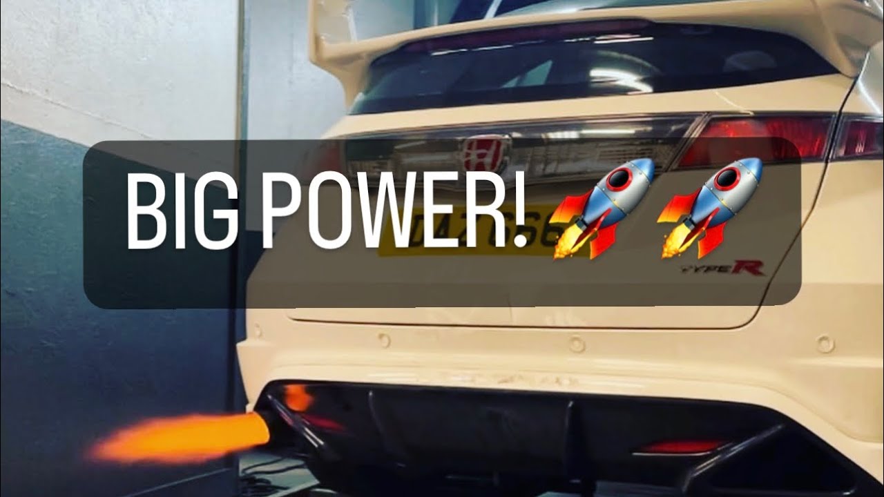 FN2 Civic Type R, FULL BOOST Rotrex Supercharger Dyno run Mapped by ...