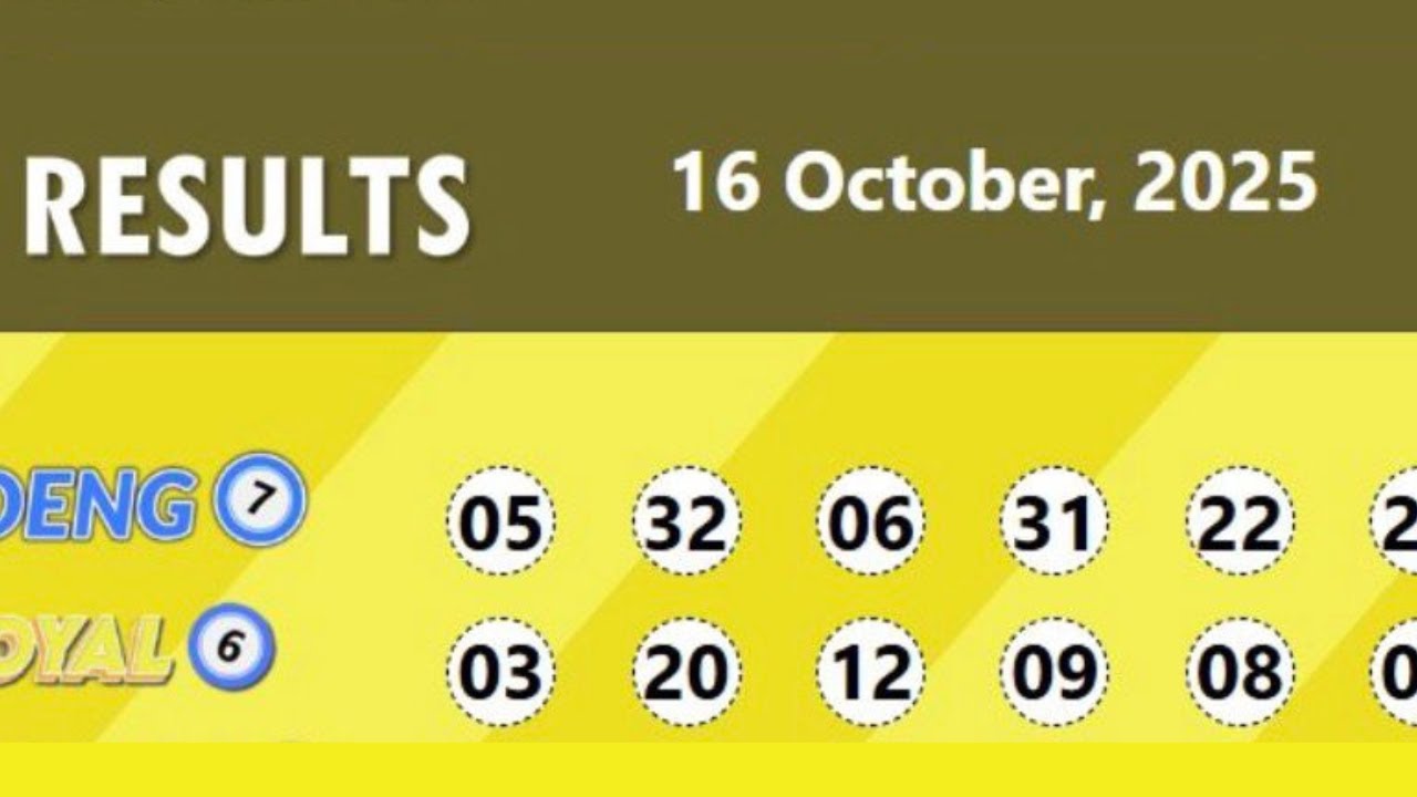 DREAM DRAW RESULTS TODAY | OCTOBER 16, 2025 - YouTube