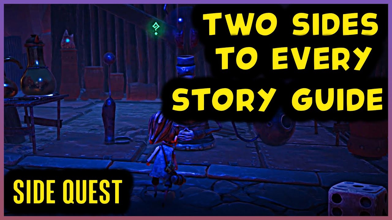 TWO SIDES TO EVERY STORY GUIDE - SIDE QUEST 100% - LOST IN RANDOM - YouTube