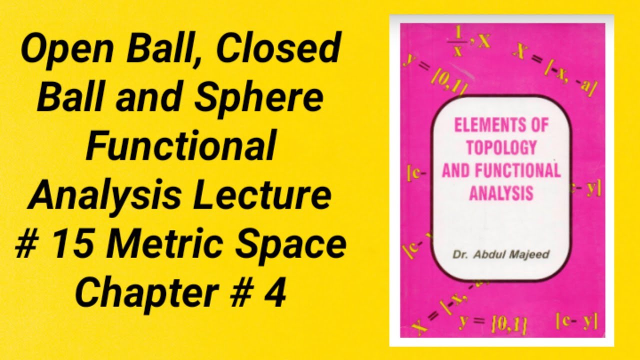 open ball closed ball and sphere - YouTube