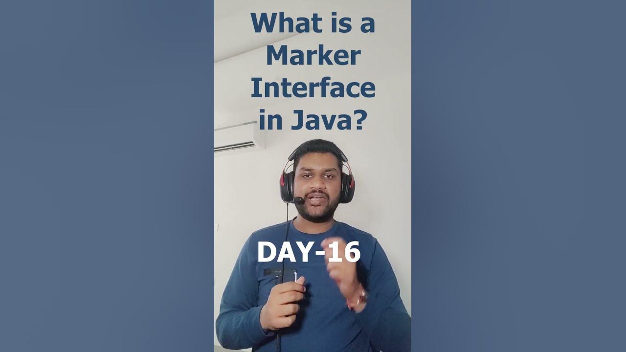 What Is A Marker Interface In Java Shorts Java Interviewpreparation Youtube