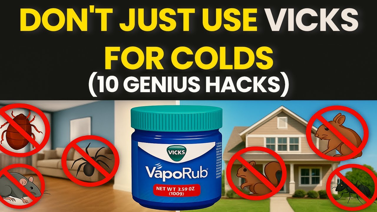 10 Amazing Ways to Get Rid of Household Pests with Vicks | Natural Pest ...