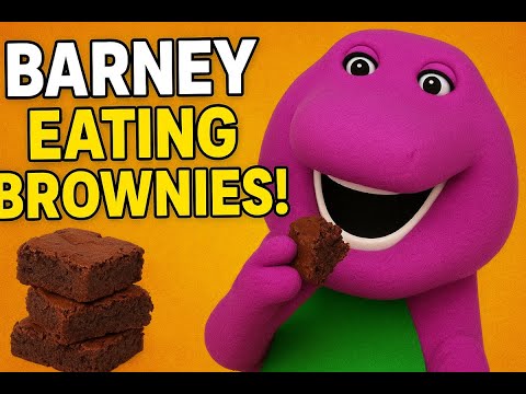 🎵 Barney Eating Brownies (Full Song) 🎵 - YouTube