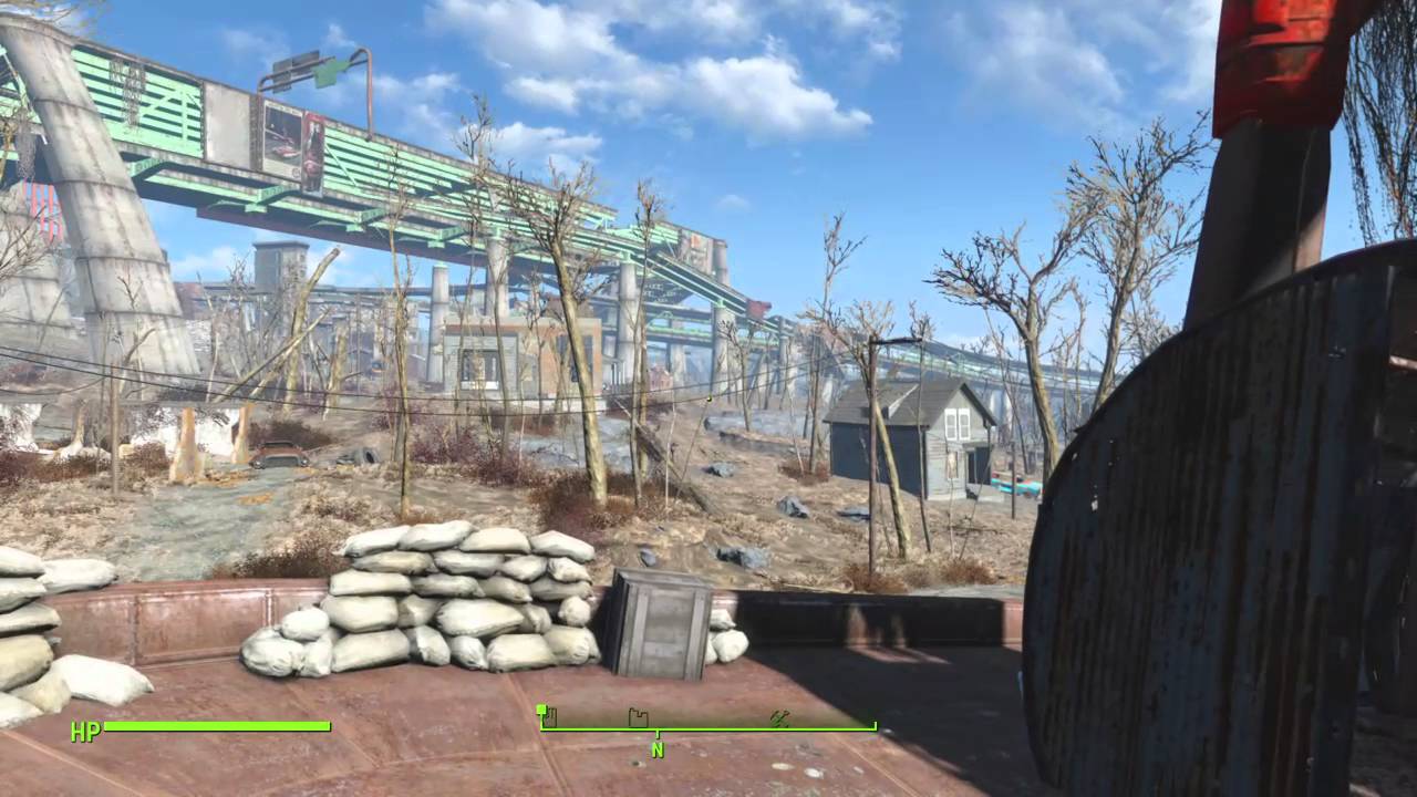 Fallout 4(PS4) .308 Sniper Rifle with a medium range scope at level 1 ...
