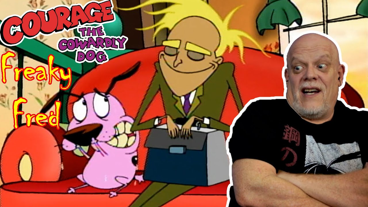 COURAGE THE COWARDLY DOG 😂 REACTION 😂 "Freaky Fred" | 1st Time Watching ...