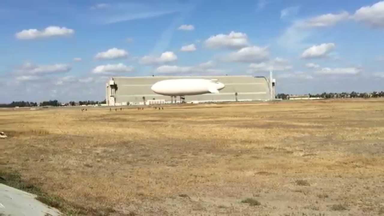 New Blimp being tested in Tustin CA - YouTube