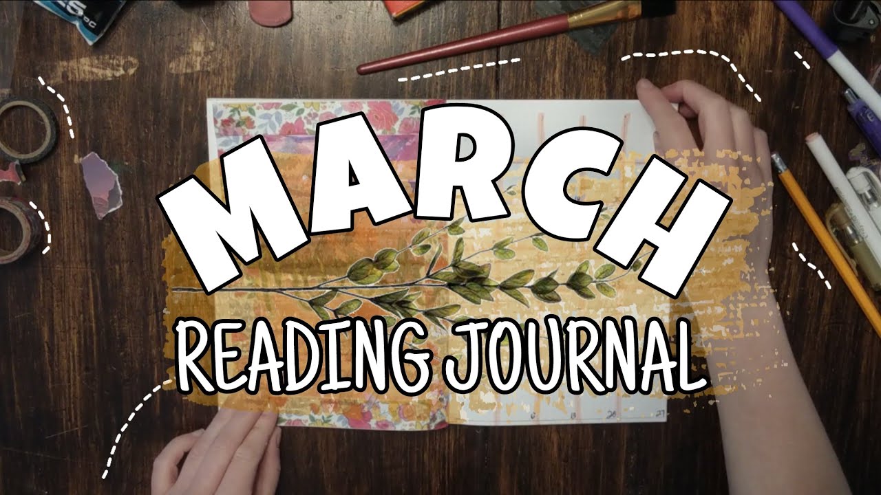 MARCH PLAN WITH ME | Reading Journal Set Up March 2022 - YouTube