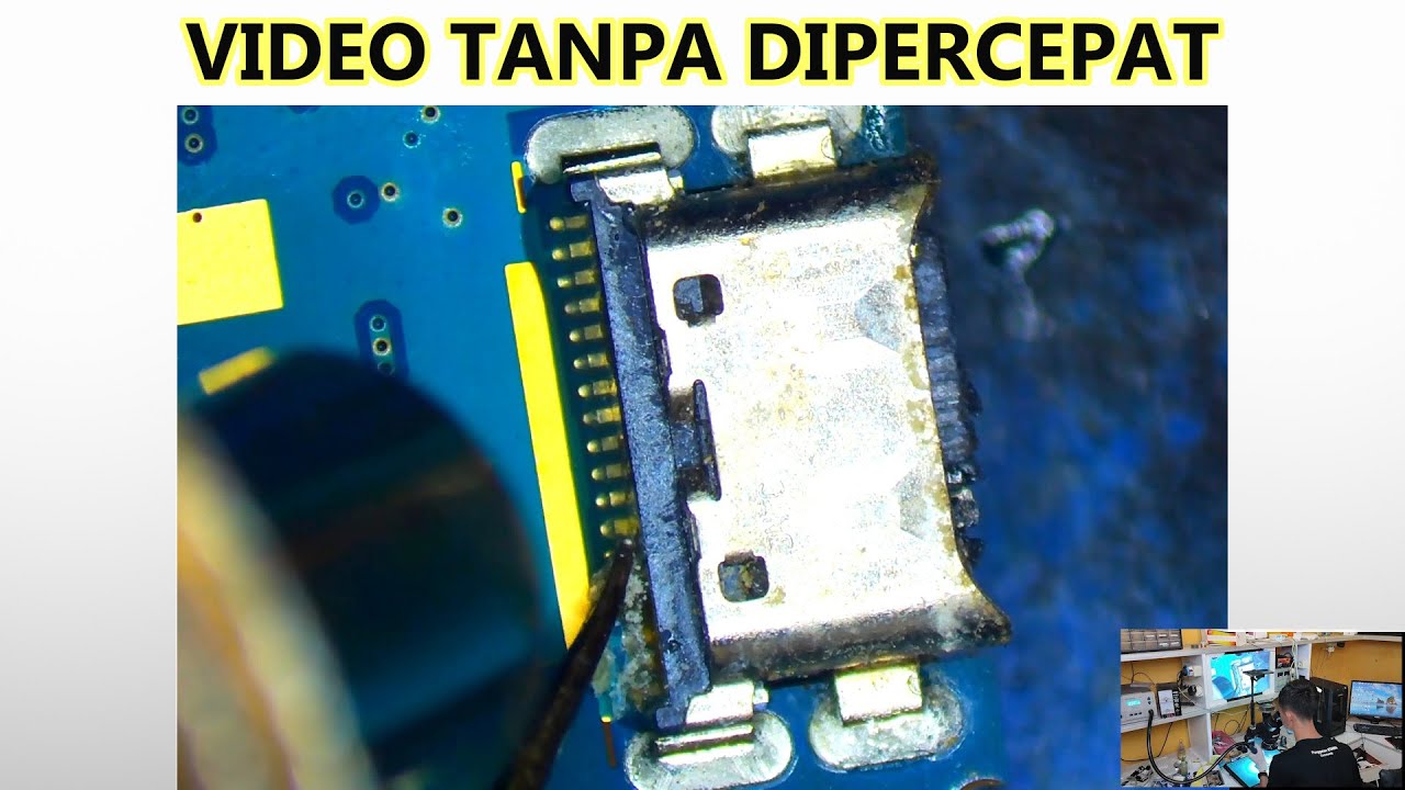 Penggantian Konektor Cas Type C - YouTube
