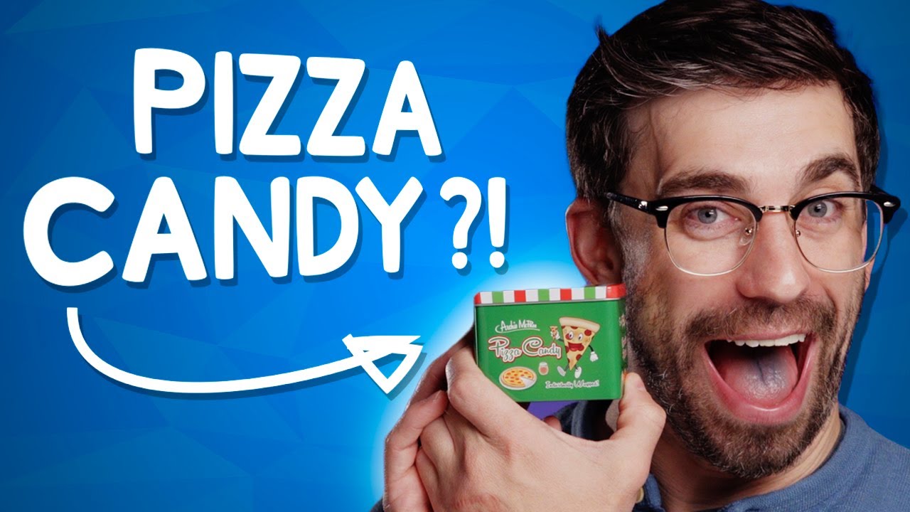 Vat19 tastes Pizza Hard Candy - YouTube
