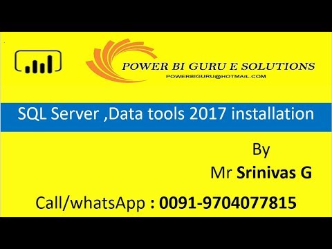 Data tools, Sql server installation for Power BI | Power BI Training ...