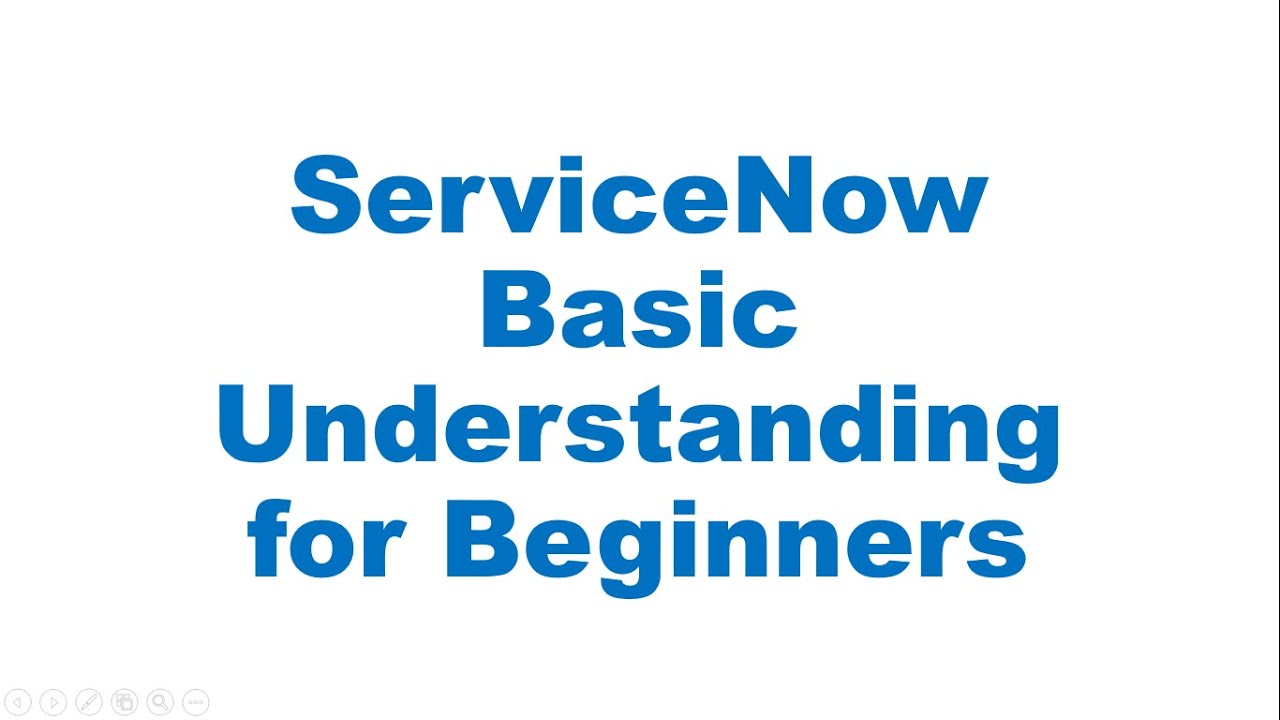#ServiceNow Basics for Beginner| What is ServiceNow| Basic ...