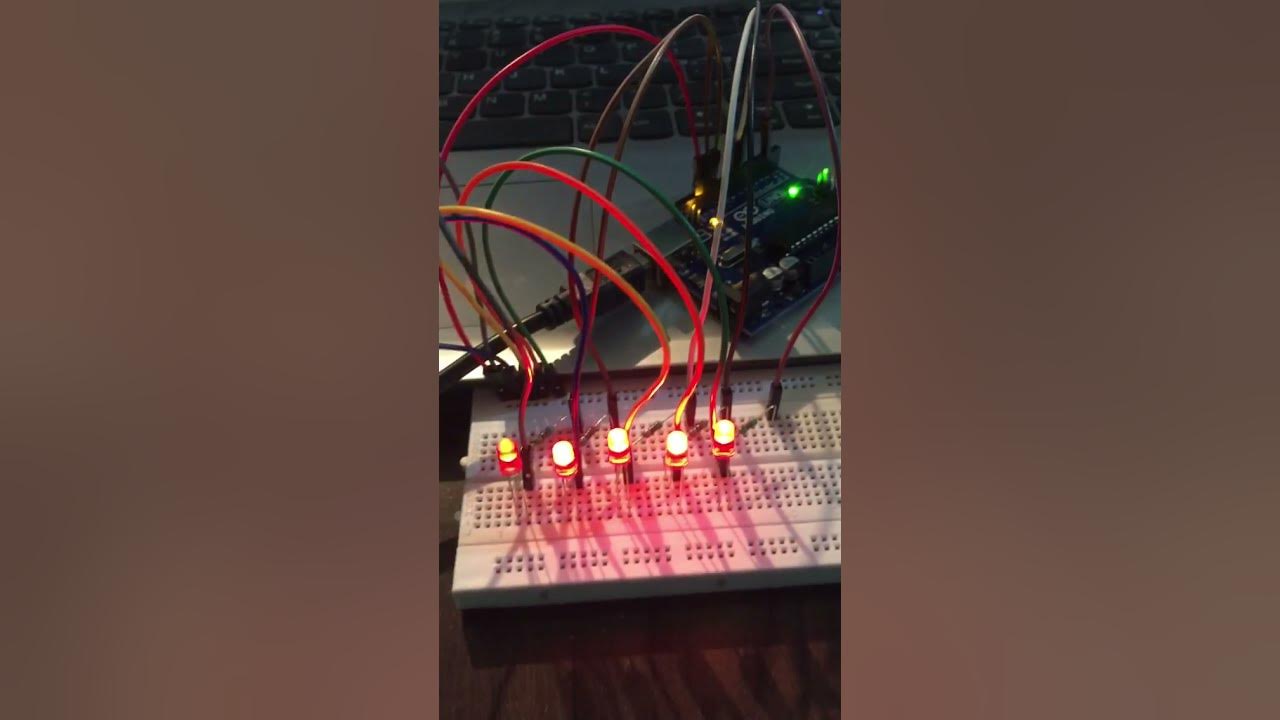 Arduino Tutorial Binary Counter Arduino Mini Project Youtube