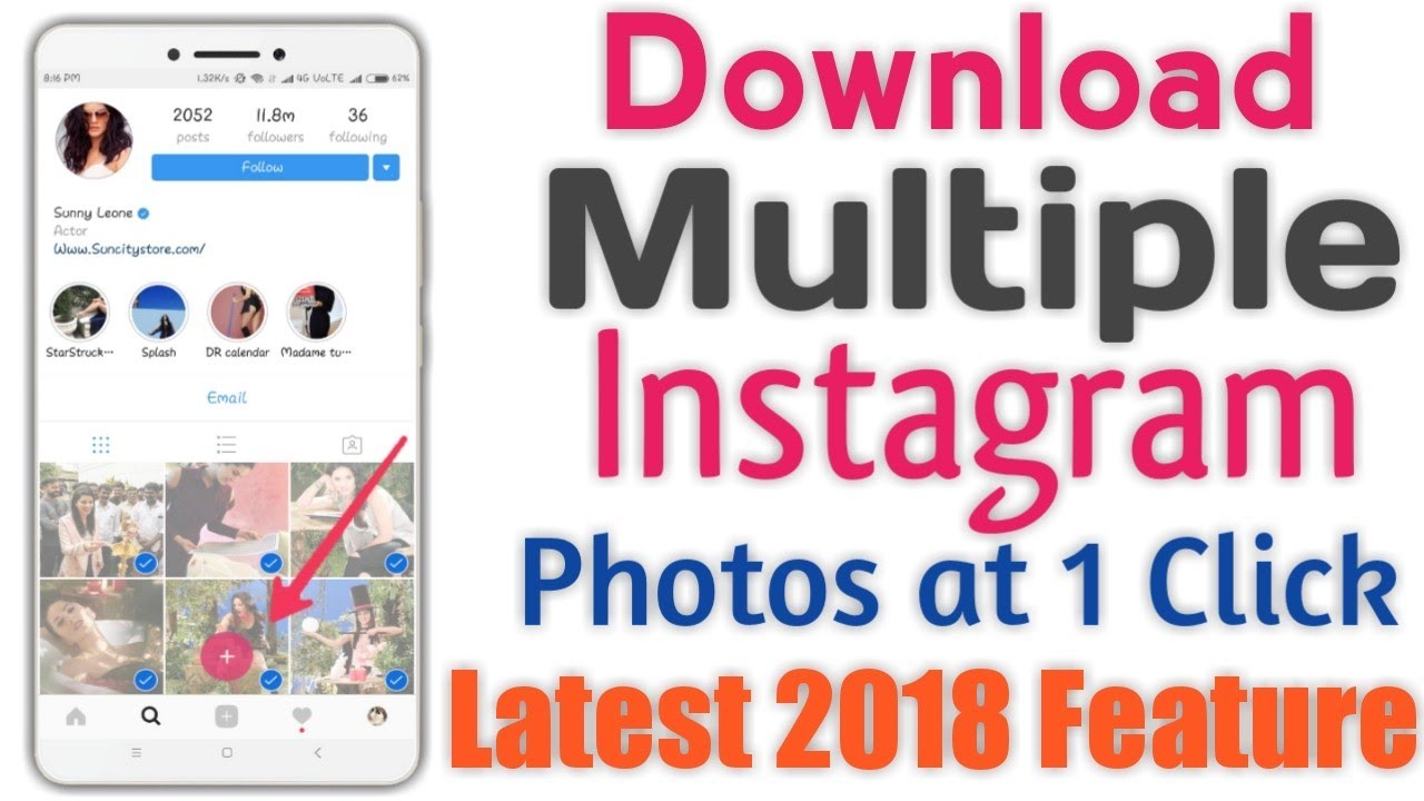 How to Download Multiple Photos of Any Instagram User | Instagram ...
