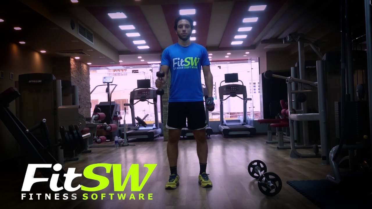 Dumbbell Hammer Curl: Exercise Demo How-to - YouTube