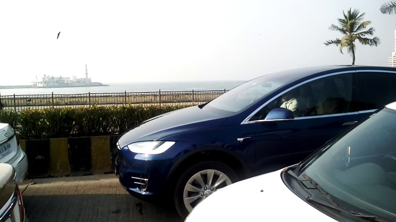 Ritesh Deshmukh's First Tesla Car In Mumbai...! - YouTube