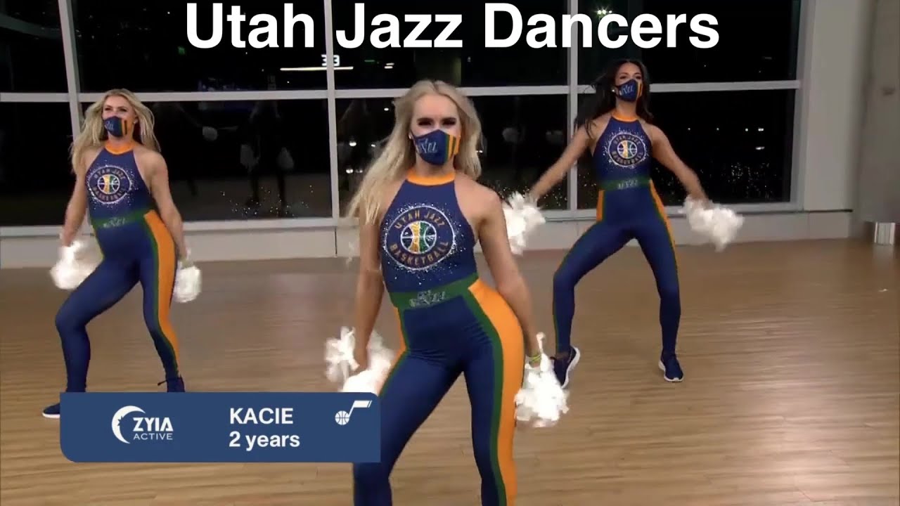 Utah Jazz Dancers - NBA Dancers - 12/31/2020 dance performance -- Jazz ...
