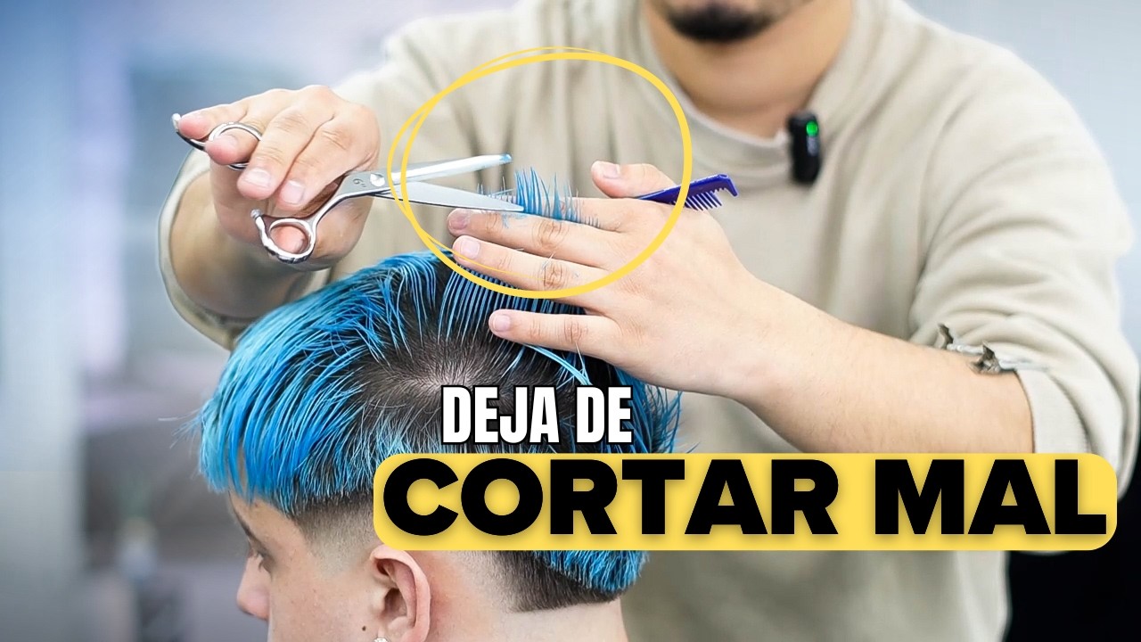 Aprende como CORTAR CON TIJERA el cabello - Tutorial AVANZADO Paso a ...