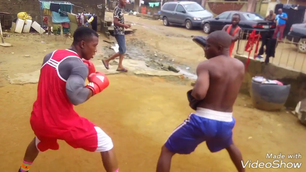 Boxing Pad Work Drills- Soldier Boy VS Coach Lecturer - YouTube