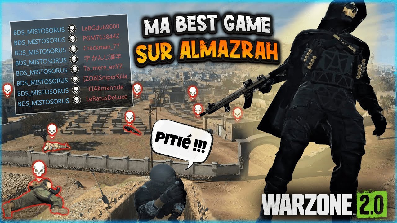 Ma plus belle partie sur ALMAZRAH - WARZONE 2 - YouTube
