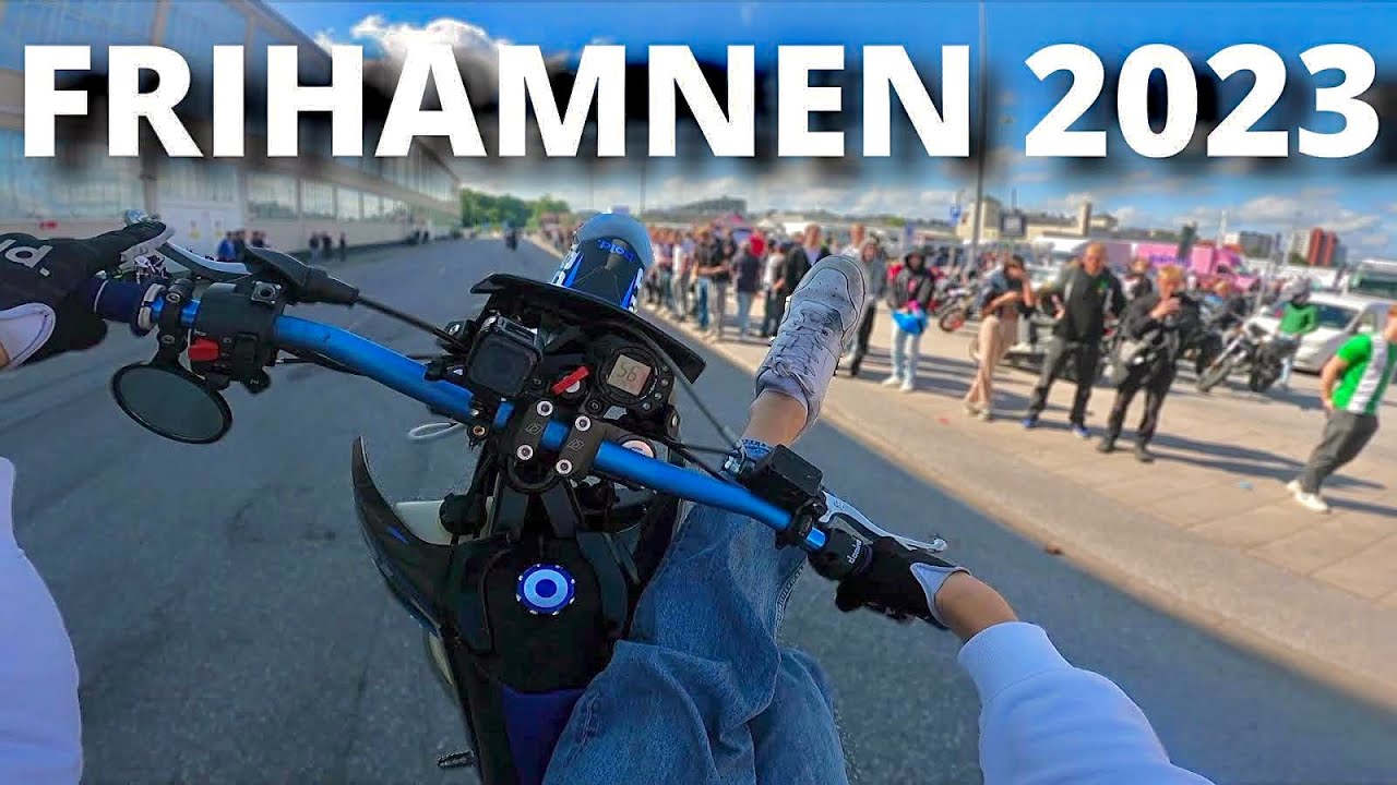 I went to Sweden's BIGGEST MOPED MEET | FRIHAMNEN 2023 Avslut | - YouTube