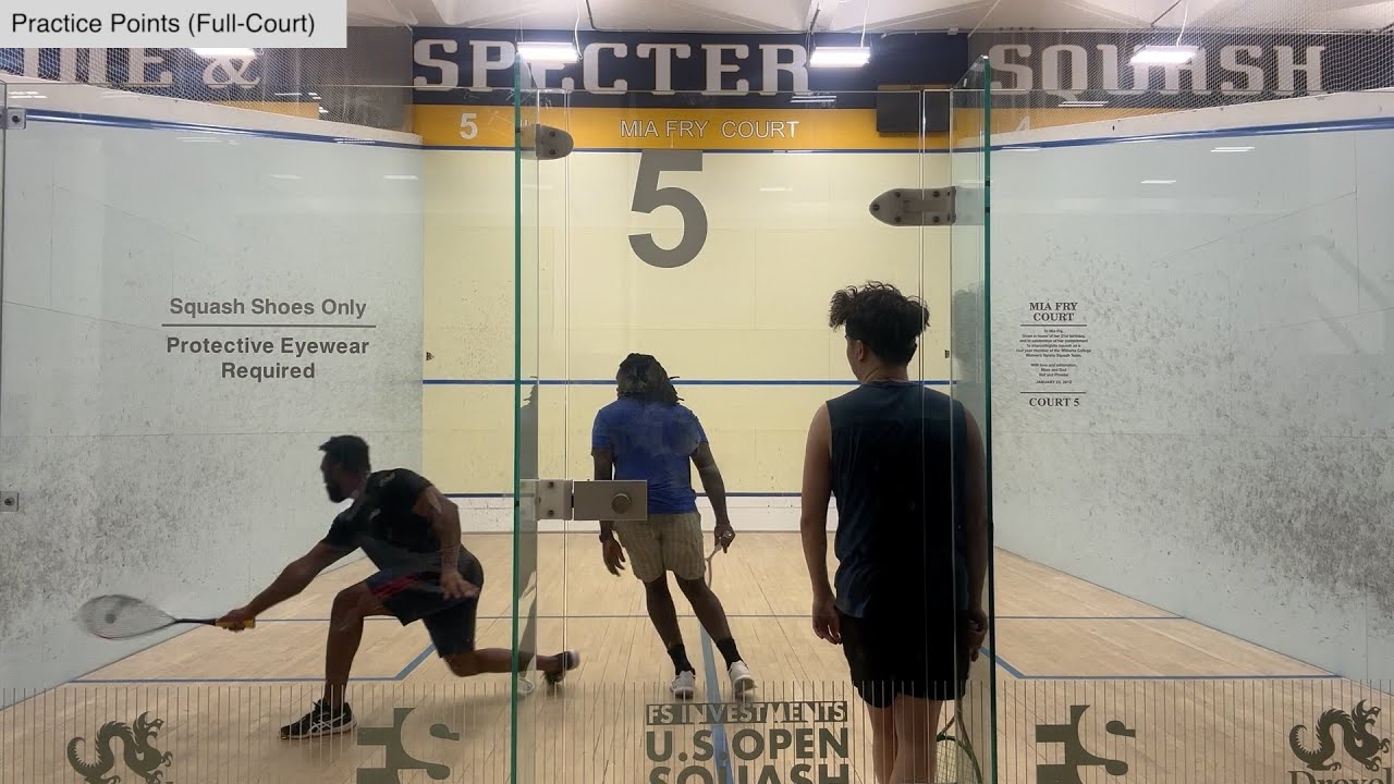 Squash Practice w/ Talvon and Njogu (08NOV2024) - YouTube