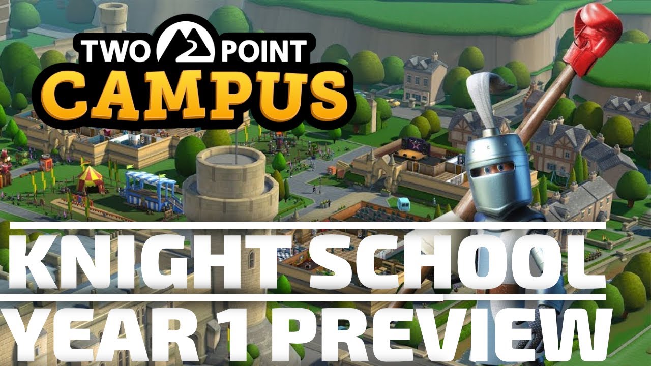 Two Point Campus -- Let's Train some Knights! - YouTube