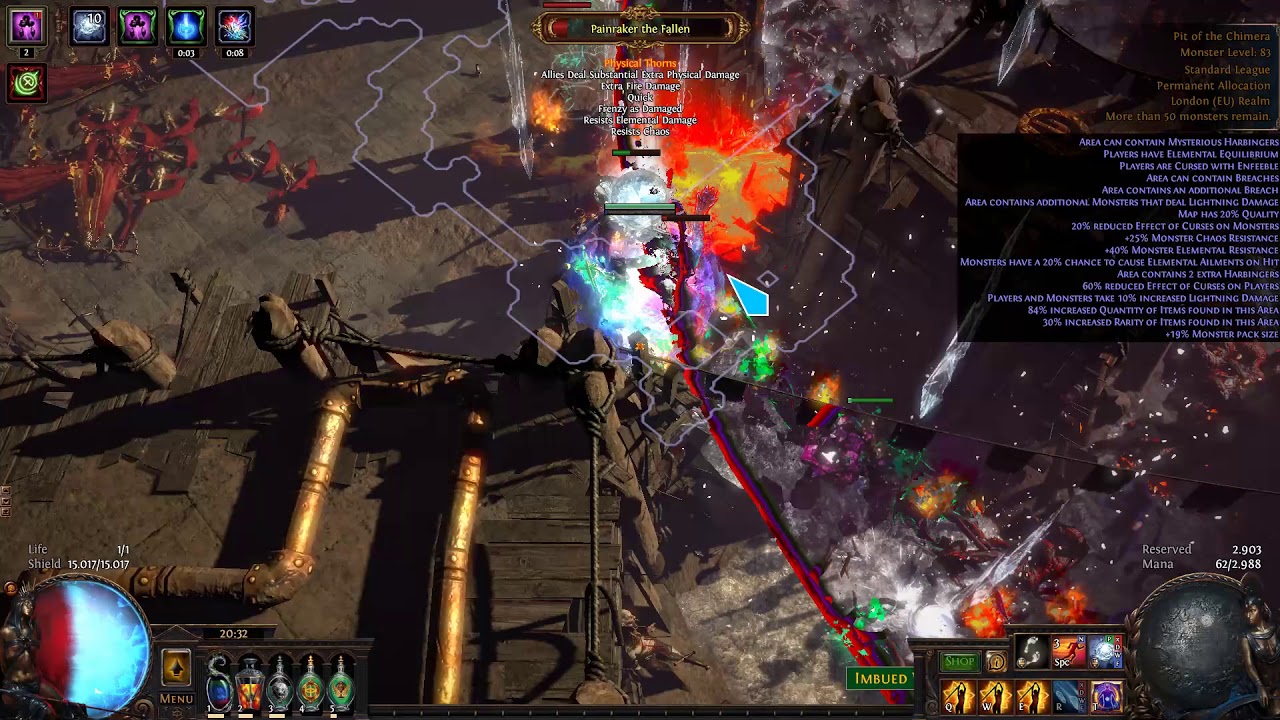 POE Whispering Ice - CWC-Winter Orb - Ascendent - T16 Map (Standard ...