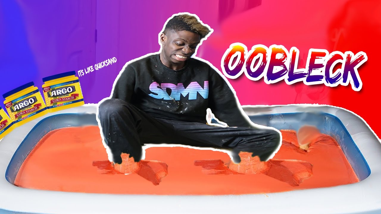 OOBLECK IN POOL CHALLENGE! (MUST WATCH) **IS IT SLIME OR QUICKSAND ...
