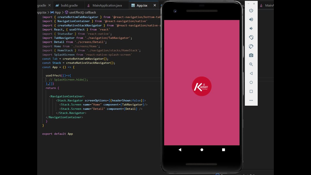 Splash screen (Hướng dẫn xây dụng màn hình chờ chạy app) - YouTube