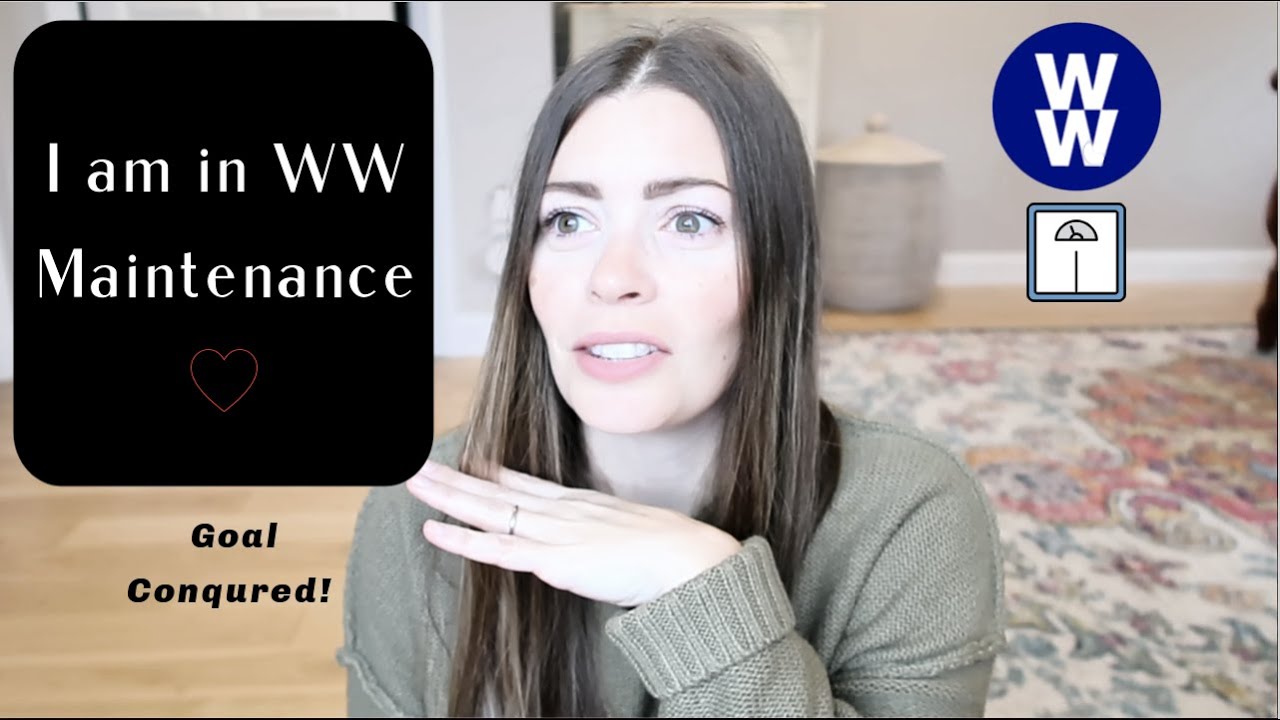 WEIGHT WATCHERS MAINTENANCE | CONSISTENT HEALTHY EATING - YouTube