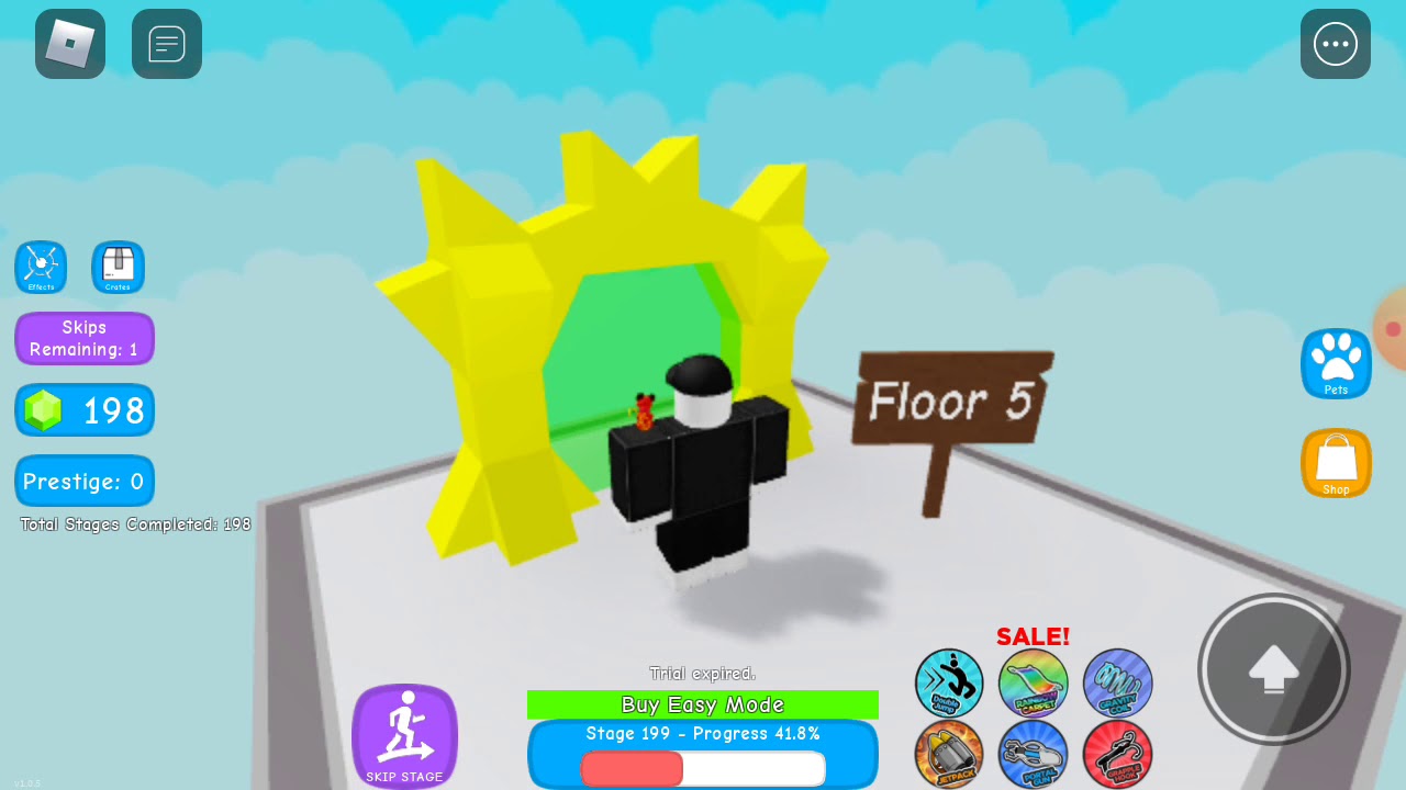 Roblox mega easy obby ve tower of hell oynadım!!! - YouTube