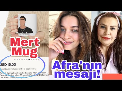 Amerika’da ‘Mert Ramazan Demir Mutfak Eşyaları’ satışa çıktı. Afra şimdiki paylaşımıyla ne anlatıyor